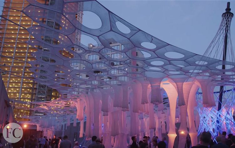 Butterfly Wings Inspired this Color-changing Architectural Installation ...
