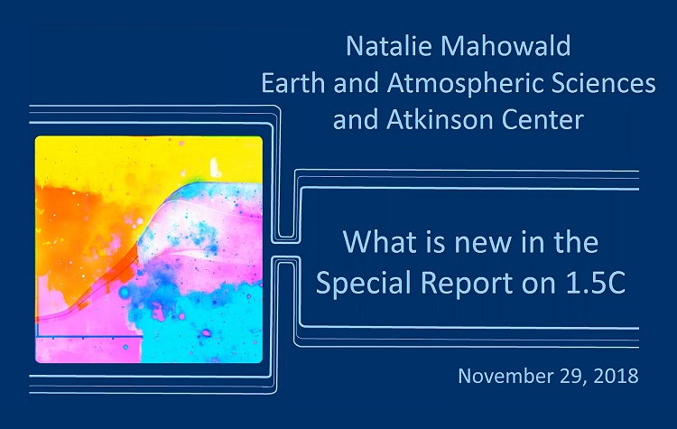 What's New in the UN's Special Report on 1.5C | Cornell Atkinson Center ...