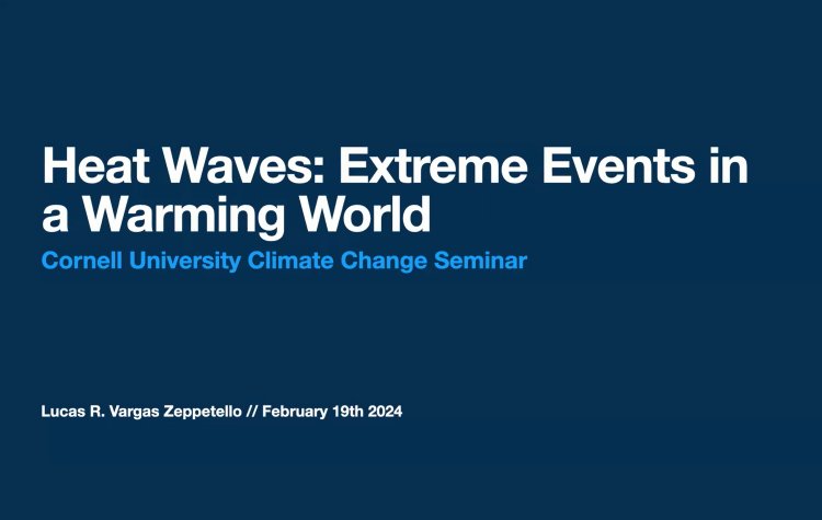Heat Waves: Extreme Events in a Warming World | Cornell Atkinson Center ...